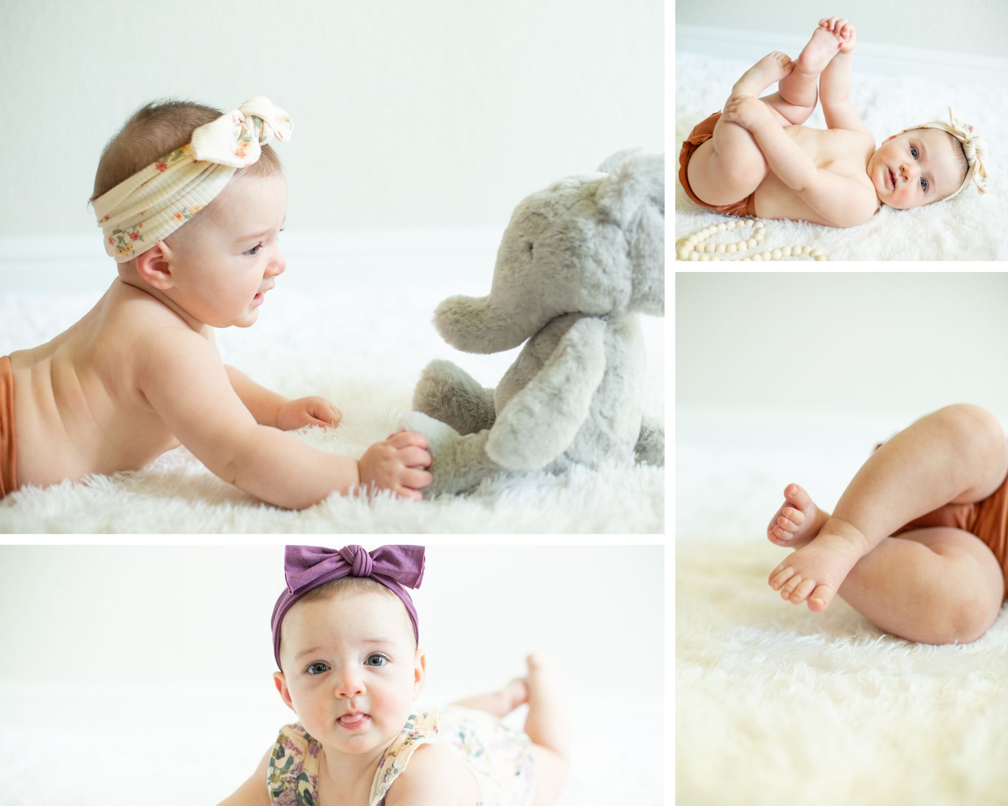 Olivia 6 Month Portraits | Grandview, Texas - Kasper Creations - Waco ...